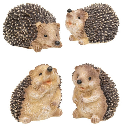Resin Happy Hedgehog Figure - 4 Asstd. – Primitive Renditions