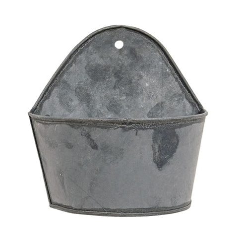 Galvanized Wall Planter Bucket - 6"H – Primitive Renditions