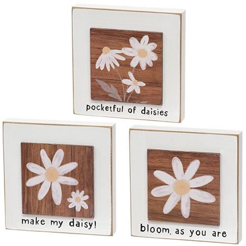 Bloom As You Are Daisy Layered Block 3 Asstd. – Primitive Renditions