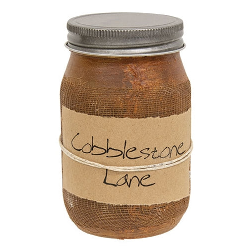 Cobblestone Lane Jar Candle 16oz – Primitive Renditions