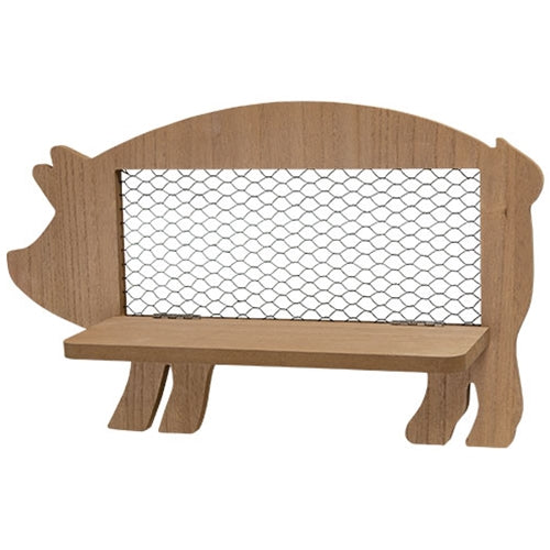 Folding Chicken Wire & Wood Pig Shelf – Primitive Renditions