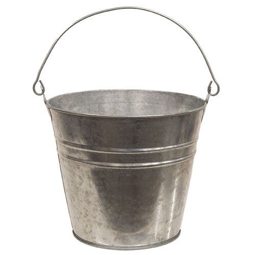 Galvanized Metal Pail w/Handle Medium – Primitive Renditions