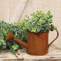 Rusty Tin Watering Can 4" x 9.5" – Primitive Renditions