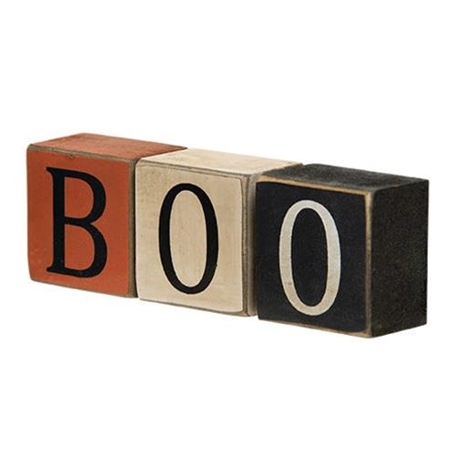 3/Set "Boo" Letter Blocks – Primitive Renditions