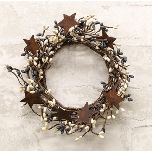 Pip Berry Ring With Stars Farmhouse Mix 4" – Primitive Renditions
