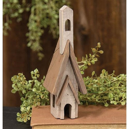 Primitive Town Church Ornament – Primitive Renditions