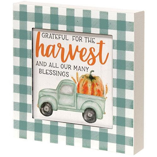Grateful for the Harvest Box Sign – Primitive Renditions