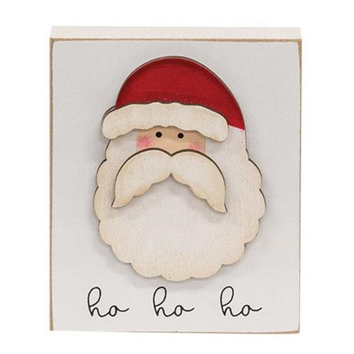 Ho Ho Ho Dimensional Santa Block – Primitive Renditions