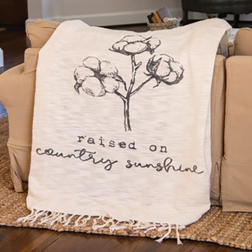 Country Sunshine Woven Throw – Primitive Renditions