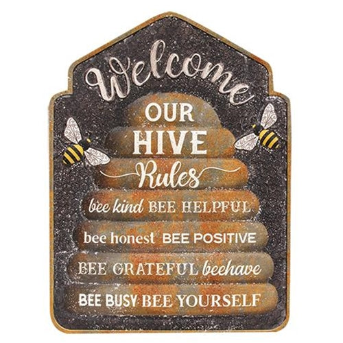 Hive Rules Metal Sign – Primitive Renditions