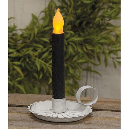 Starburst Taper Candle Pan White – Primitive Renditions