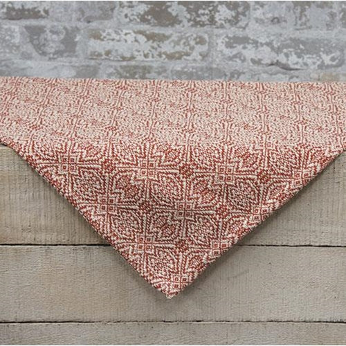 Cream & Pumpkin Pebblebrook Table Square – Primitive Renditions